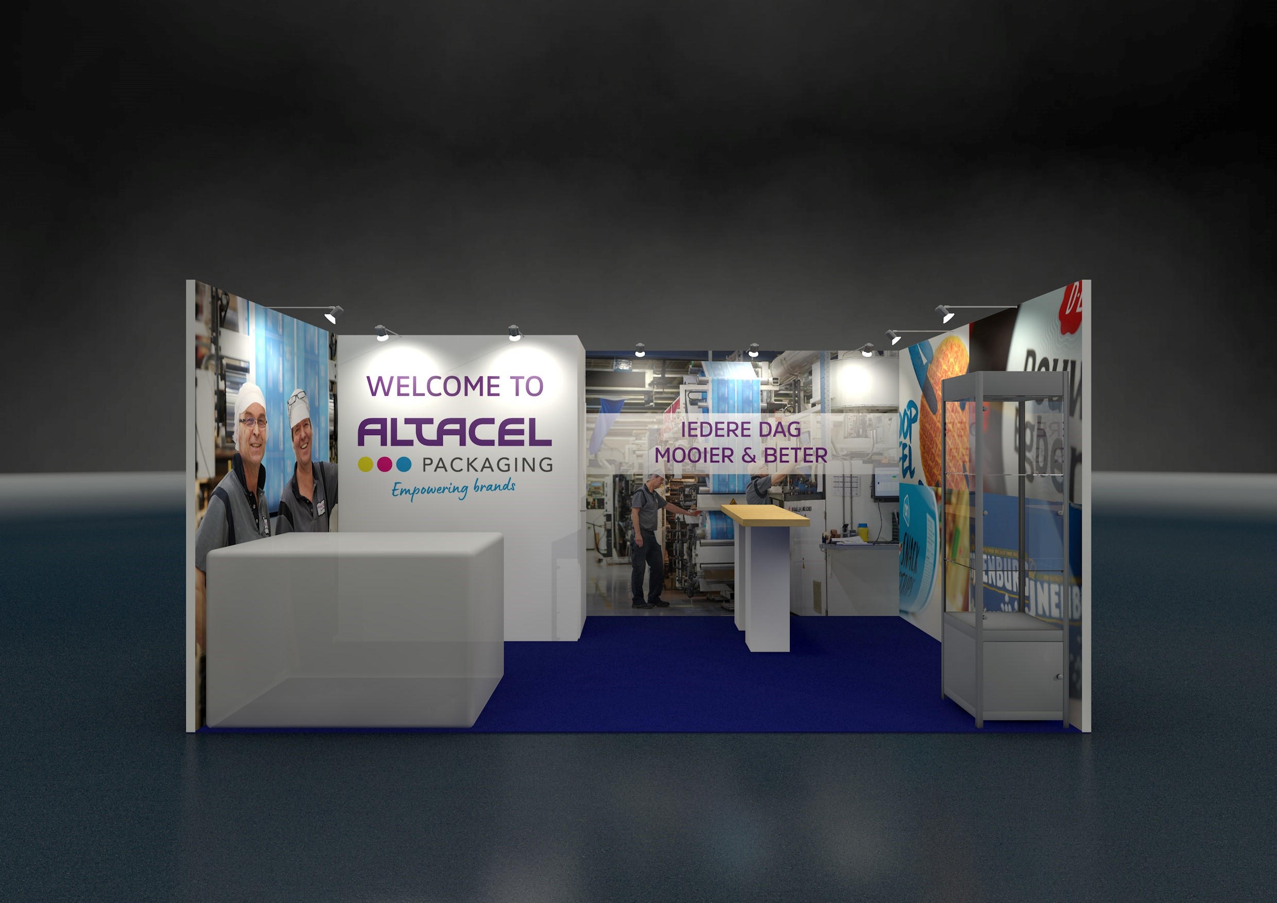 Wij verzorgen uw unieke beursstands